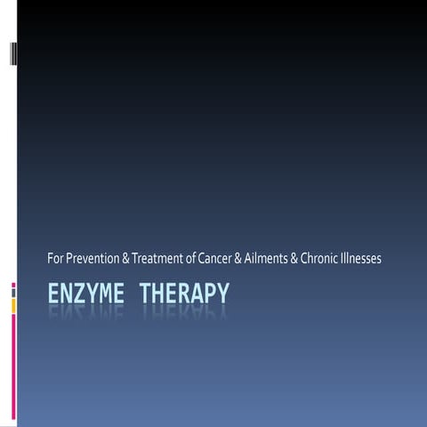 Enzyme therapy | PPT
