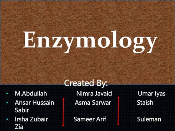 Enzymes | PPTX