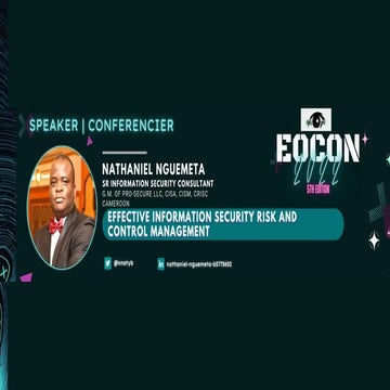 Effective Information Security Risk and Controls Management | PDF | Business | Business and Finance