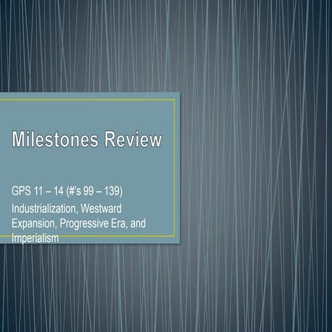 Eoct review questions gps 11 14 industrialization expansion progressive ...