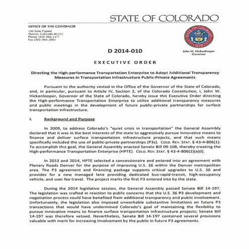 Executive Order | PDF