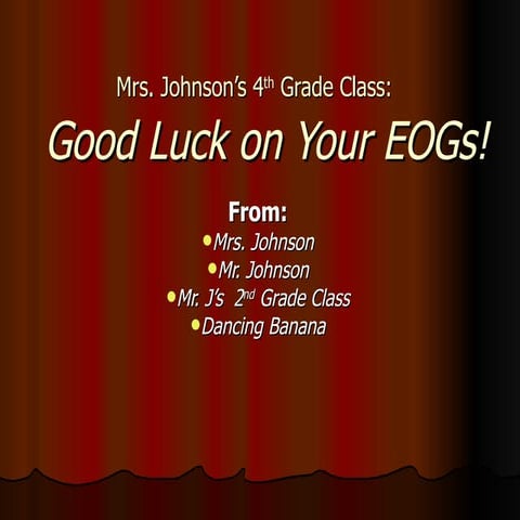 Eog Pep Rally Fixed | PPT