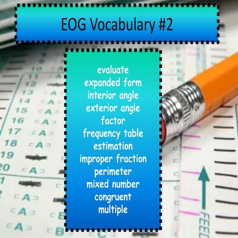 Eog Vocab 2 | PPTX