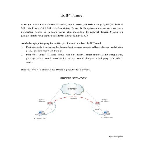 Eoip tunnel | PDF
