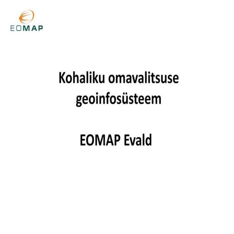 Eomap Evald | PPTX