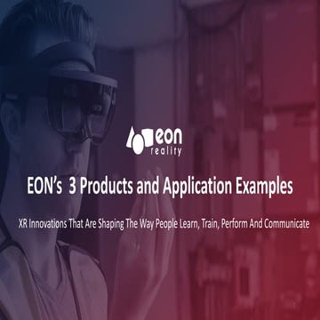 Eon products and application examples v8 | PDF