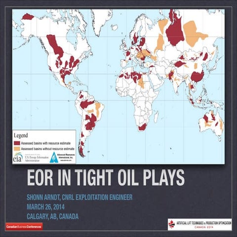 Eor in Tight Oil Plays | PPT