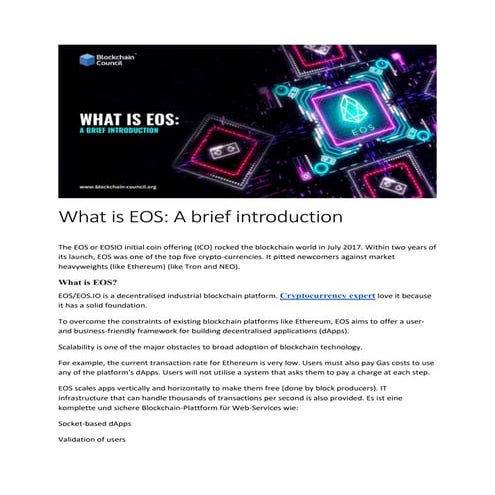Eos | PDF | Internet | Computing