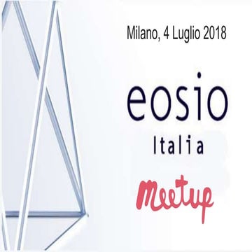 EOS Blockchain Overview - Nicola Attico | PPTX