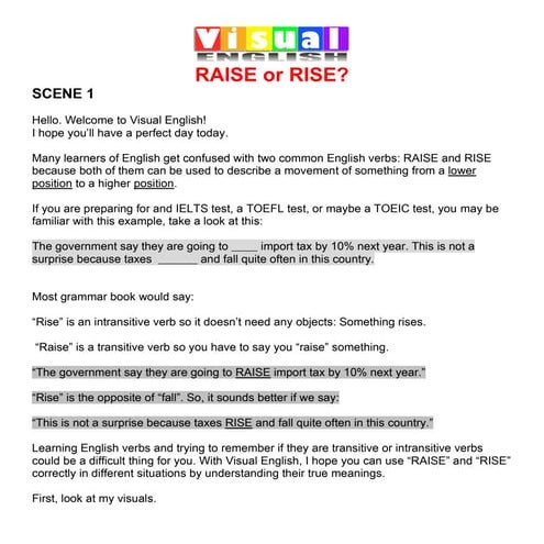 Ep.01 RAISE or RISE | PDF