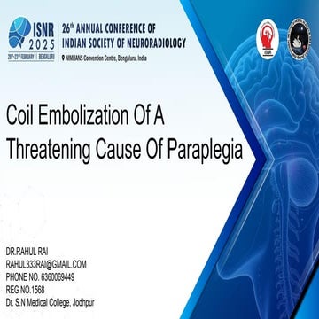 Spinal Dural Avf Pptx