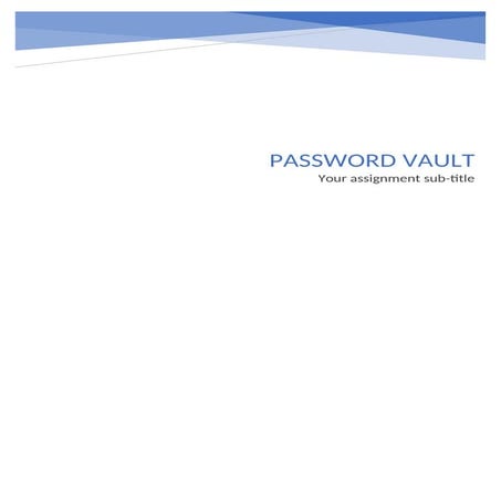 Enhancing Password security using python | DOCX