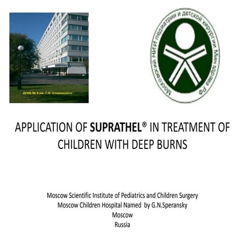 EWMA 2013-Ep437-APPLICATION OF SUPRATHEL® IN TREATMENT OF CHILDREN WITH ...