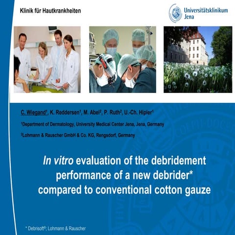 EWMA 2013-Ep441-IN VITRO EVALUATION OF THE DEBRIDEMENT PERFORMANCE OF A ...