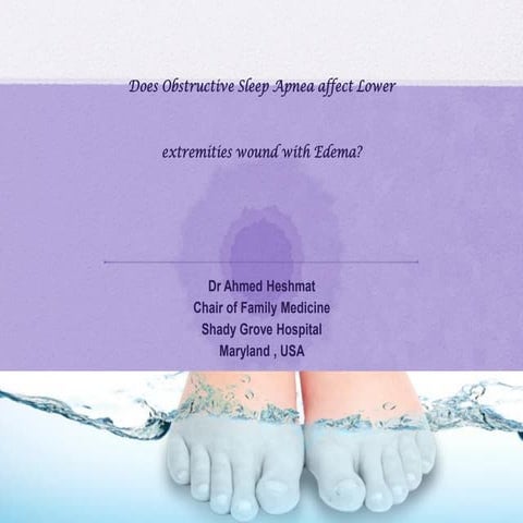 EWMA 2013 - Ep499 - Does Obstructive Sleep Apnea affect Lower ...