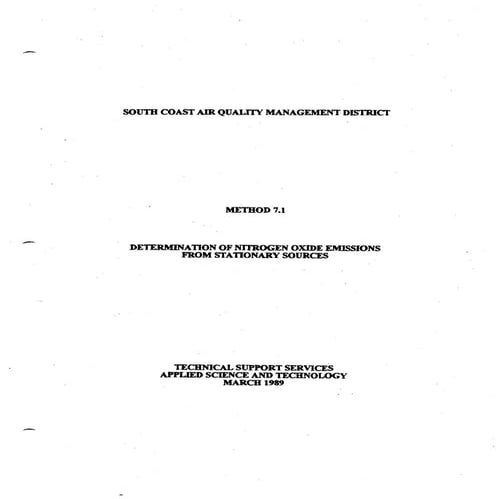 Epa method 5(m-05) | PDF