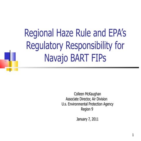 USEPA 2011-01-07 presentation | PPT