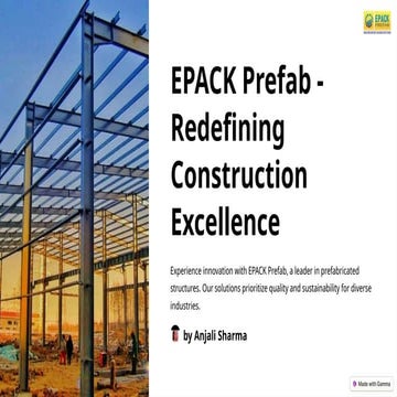 Redefining Construction Excellence with Pre-Engineered Buildings | PPTX | Construction Industry ...