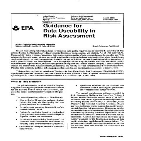Epa doc data useability | PDF | Technology & Computing