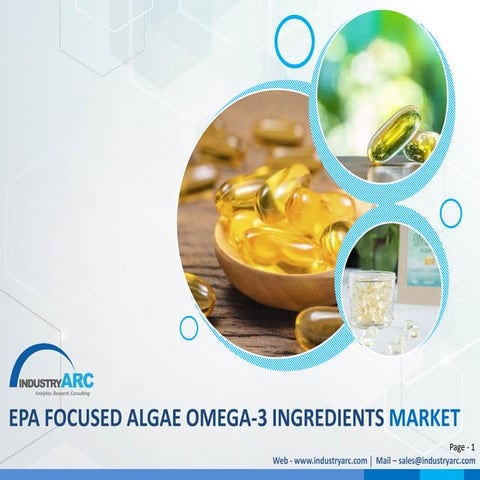 EPA Focused Algae Omega-3 Ingredients Market (2023 - 2030)_Sample ...