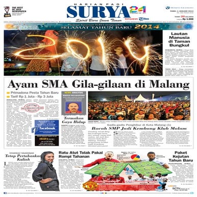 Epaper surya 1 januari 2014 | PDF