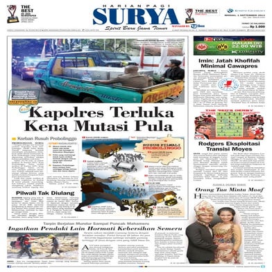 Epaper Surya 1 September 2013 | PDF