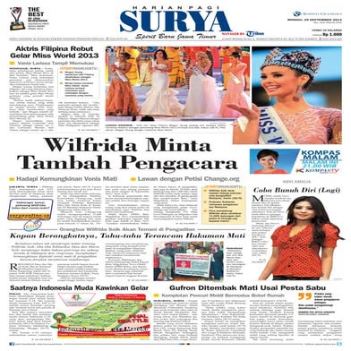 Epaper surya 29 september 2013 | PDF