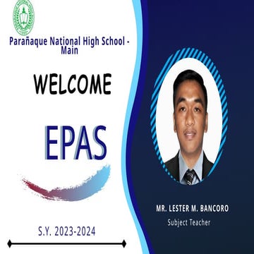 EPAS-10-Orientation.pptxsddfasdfasdfasdfasdff | PPTX