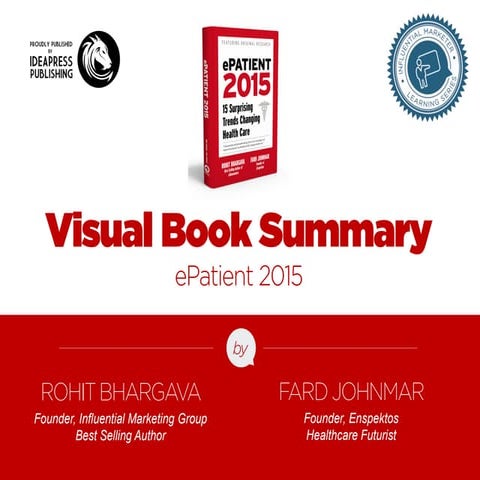 ePatient 2015 - Introduction To A Book About The Future Of Healthcare ...
