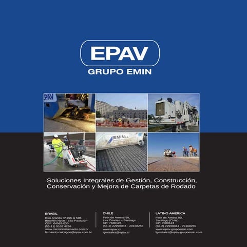 EPAV - Brochure Reparacion Pavimentos 2014 | PDF