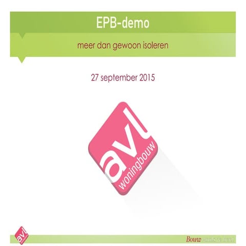 Epb demo - Meer dan gewoon isoleren | PDF | Home & Garden