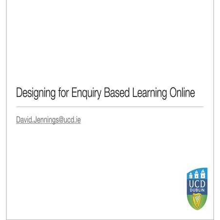 Designing Problem Based Learning Online | PDF
