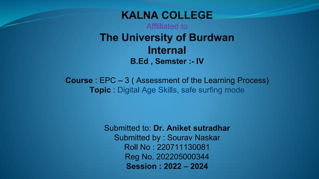 220711130081 Sourav Naskar EPC-3 .pptx 220711130081 Sourav Naskar EPC-3 .pptx
