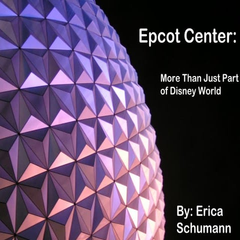 Epcot center | PPT