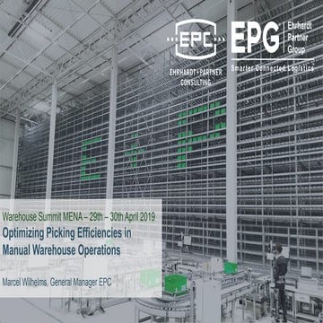 Optimizing Picking Efficiencies in Manual Warehouse Operations | PDF