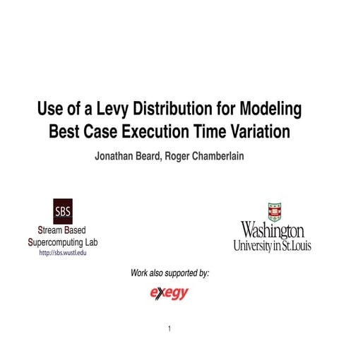 Use of a Levy Distribution for Modeling Best Case Execution Time Variation | PDF