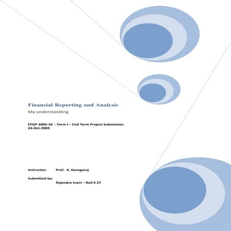 Epgp 09 10 -fra term 1 - end term submission - rajendra inani | DOC