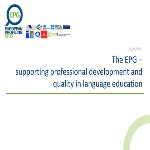 Using the European Profiling Grid | PPTX | Professional School ...