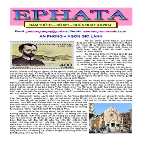 Ephata 621 | PDF