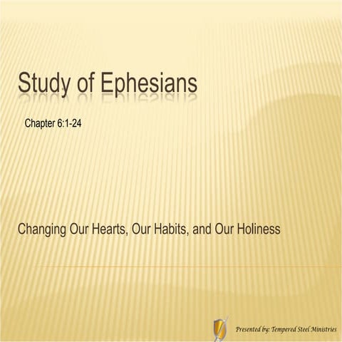 Ephesians 6 1 24 | PPT