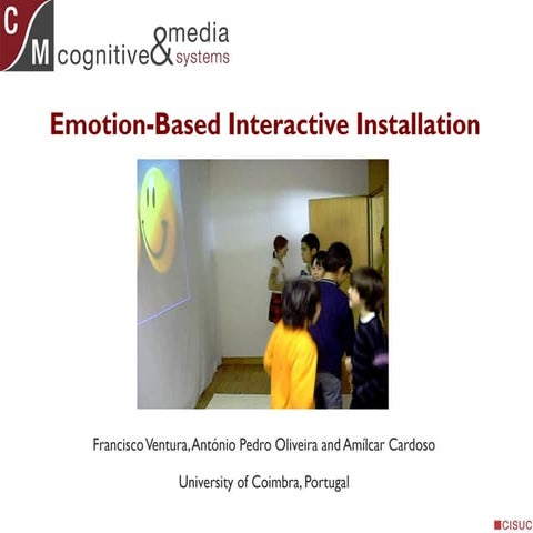 Emotion-Based Interactive Installation | PPT