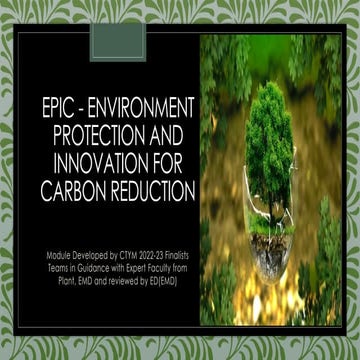 EPIC - Environment Protection and Innovation for Carbon.pptx