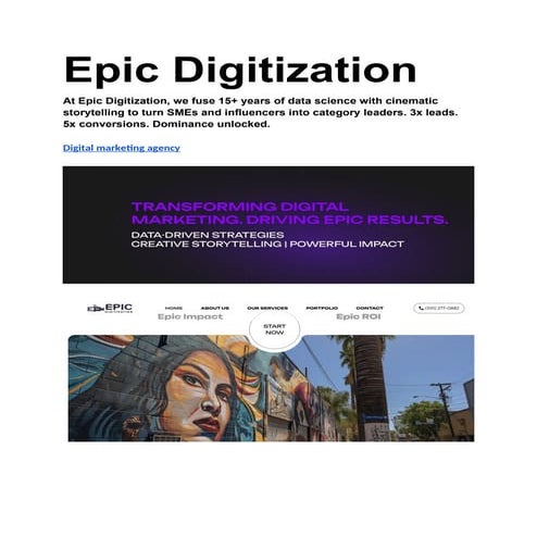 data science with cinematic storytelling to turn SMEs and influencers into category leaders | PDF