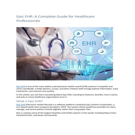 How AI Is Transforming Epic EHR Documentation for Healthcare Providers ...