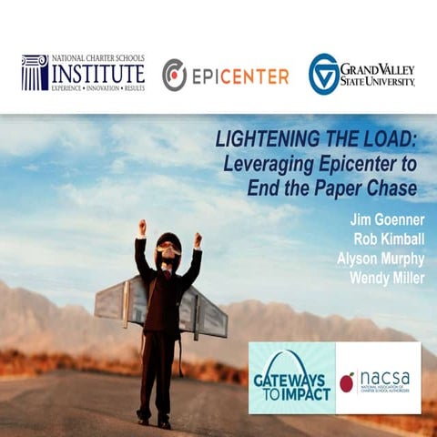 Epicenter: Ending the Paper Chase - NACSA 2019 | PPT