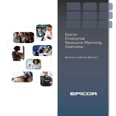 Epicor Enterprise Resource Planning Overview | PDF | Sales | Business