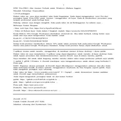 Epic pen pro alat anotasi terbaik untuk windows (bahasa inggris) | DOC