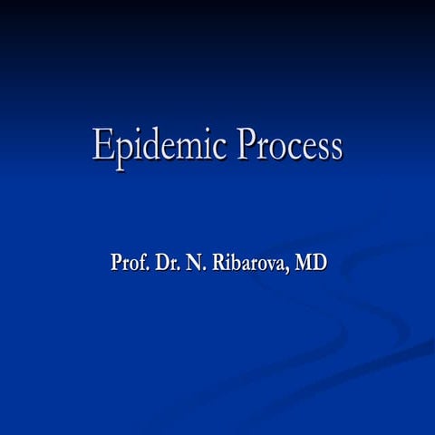 Epidemic process | PPT