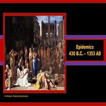 Epidemics 430 bc to 1353 ad | PDF