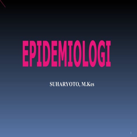 05. konsep dasar epidemiologi penyakit | PPT